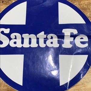 BNSF railroad | Accents | Vintage Santa Fe Decal Sticker | Poshmark